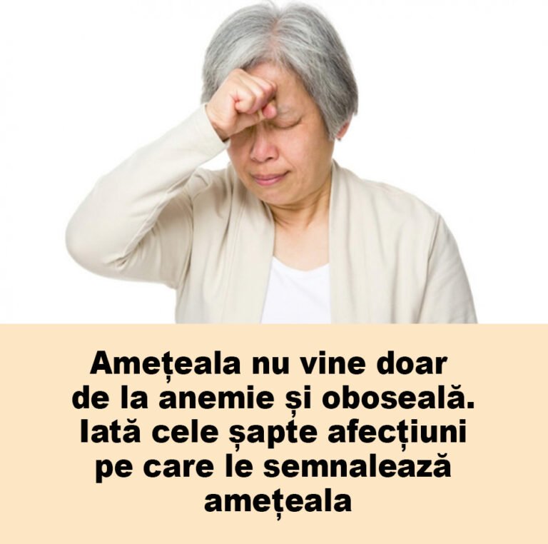 Ameteala nu vine numai de la anemie si oboseala. Iata cele sapte ...